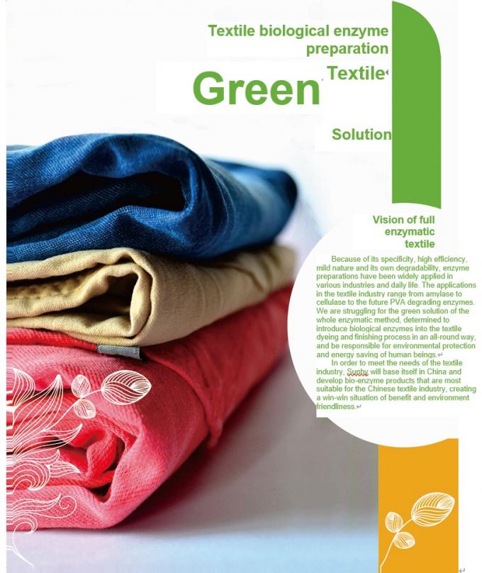 100000U/g Alkaline Lipase Textile Enzymes Powder Form